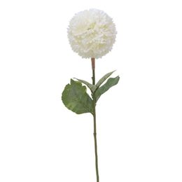 Boltze Deko Stielblume Schneeball, Ø15 x H76cm, weiss