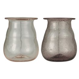 IB Laursen UNIKA Vase mit kleiner Kante 2er Set, H9/Ø6,8 cm