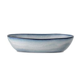 Bloomingville Längliche Servierschüssel Sandrine, L32 x B20 x H7.5cm, blau