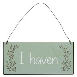 IB Laursen Metallschild I haven, 15 x 7 cm