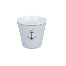 Krasilnikoff Espresso Cup Gold Anchor, 90 ml