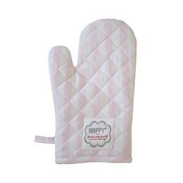 Krasilnikoff Ofenhandschuh Pink Big Stripes, 29x18 cm