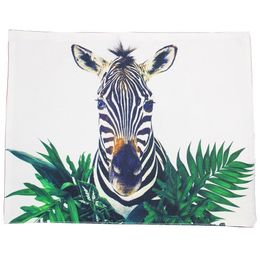 byRoom Tischset Zebra, 45 x 35cm, weiss