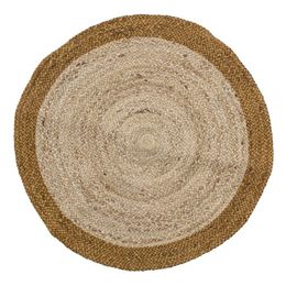 Bloomingville Teppich Birk aus Jute, Ø 90 cm, braun