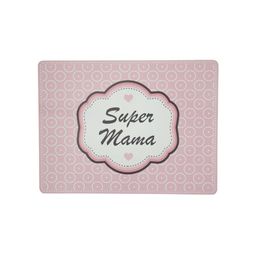 Krasilnikoff Platzset Super Mama, L40 x B30cm, pink