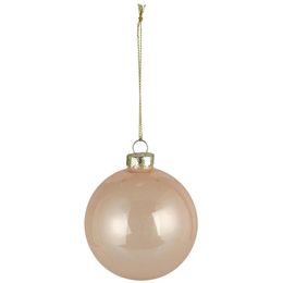 IB Laursen Weihnachtskugel aus Glas für Tannenbaum, Ø 8 cm, beige