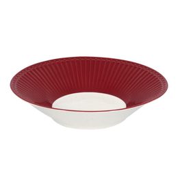 GreenGate Pasta Teller Alice, Ø 23 x H5 cm, claret red