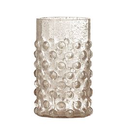 Bloomingville Freja Trinkglas aus recyceltem Glas, Ø 6.5 cm, Höhe 11.5 cm, rose
