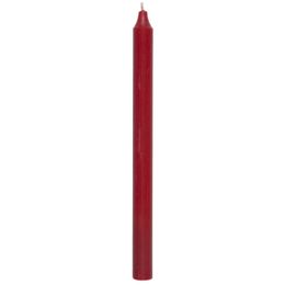 IB Laursen Stabkerze rustikal 29 cm, Höhe 29, Ø 2,2 cm, rot