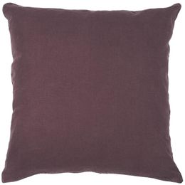 IB Laursen Kissenbezug einfarbig 50x50 cm, 50 x 50 cm, Aubergine