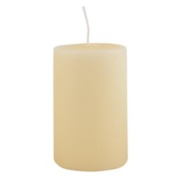 IB Laursen Stumpenkerze, Höhe 10,00 cm, Ø 6,00 cm, beige