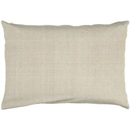 IB Laursen Kissenbezug rechteckig mit mini Streifen, 60 x 40 cm, malva/beige