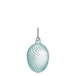 GreenGate Oster Ornament Ei hängend, Ø 6,5, Höhe 10 cm, pale blue