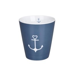 Krasilnikoff Happy Mug Anchor, 330 ml, Thunder Blue