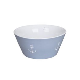 Krasilnikoff Schüssel, Bowl Anchor, 400 ml, Dusty Blue