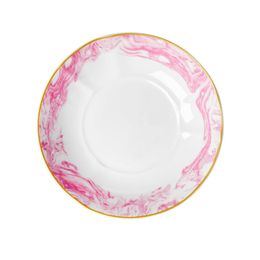 Rice tiefer Teller Marble, Ø21 x 5cm, pink