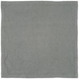 IB Laursen Stoffserviette Freja aus Leinen und Baumwolle, 40 x 40 cm, smoke