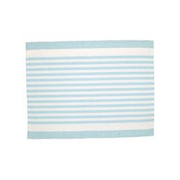 GreenGate Platzmatte Tischset Alice Stripe, pale blue