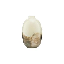 house doctor Vase Earth, 16 x Ø10cm, oval, beige