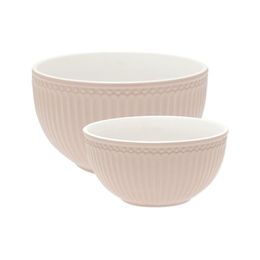 GreenGate Schüssel 2er-Set Alice Everyday, creamy fudge