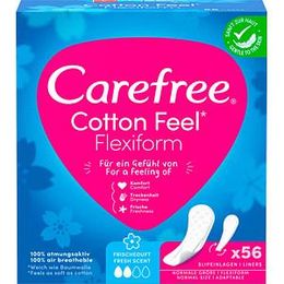 Carefree Slipeinlagen Cotton Feel Flexiform mit Frischeduft, 56 St.