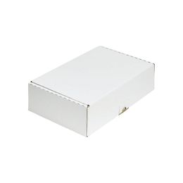ratioform terra Klappbox, 1-wellig, wei&szlig;, Innenma&szlig;e 300 x 220 x 80 mm, A4, VE 25 Stk