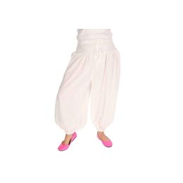 Kunst und Magie Haremshose Haremshose Baumwolle Yoga Freizeit Wellnesshose Pluderhose Ballonhose