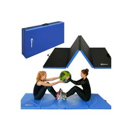 Eyepower Fitnessmatte XXL Weichbodenmatte 240x120x5cm Faltbare Turnmatte