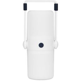 PRIVATEFLOOR LED-Tischlampe - Tragbare wiederaufladbare USB-Lampe - Tubo Weiß - abs - Weiß