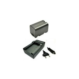 TRADESHOP Angebot im set: Trade-shop Kamera Li-Ion Akku 1800mAh + Ladegerät mit Kfz Adapter für panasonic NV-DS35EG NV-DS37 NV-DS38 NV-DS38B NV-DS38EG NV-DS55