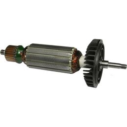 TRADESHOP Anker / Rotor / Motor Ersatzteil / Läufer / Kollektor / Polpaket mit Lüfter ersetzt Makita Winkelschleifer 9558-NB 8556-HN ersetzt 5156139