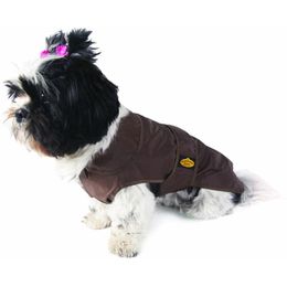 Fashion Dog - Regenmantel für Hunde - Braun - 47 cm