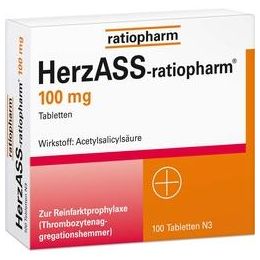 HERZASS-ratiopharm 100 mg Tabletten 100 St