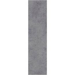 BARIDECOR Wandpaneel AQUA, BxL: 120x30 cm, 0,36 qm, Betonoptik, 9 Fliesen/Karton, inkl. Klebestreifen, wasserresistent, grau