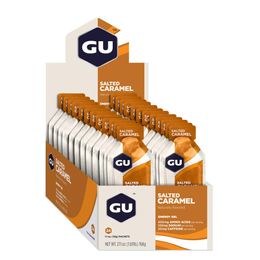 GU Unisex Energy Gel Salted Caramel Karton