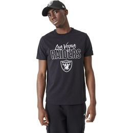 New Era - NFL NFL Script Tee - Las Vegas Raiders T-Shirt schwarz in 3XL
