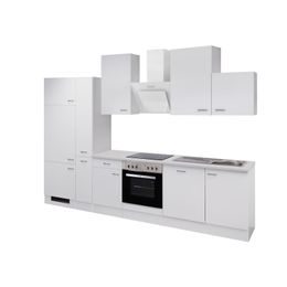 Flex-Well K&uuml;chenzeile 310cm -mit E-Ger&auml;te - G-310-2601-059-WITO