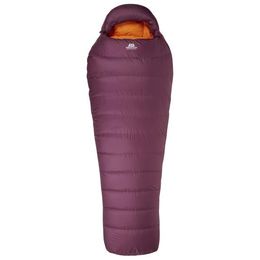 Mountain Equipment - Women's Classic Eco 750 - Daunenschlafsack Gr Long - Body Size: 185 cm Zip: Left Raisin