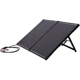 Technaxx Solarmodul TX-215, Monokristallin, 100 W, mit Laderegler, schwarz