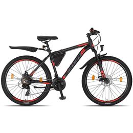 Licorne Bike Effect Premium Mountainbike in 26, 27,5 und 29 Zoll - Fahrrad für Jungen, Mädchen, Herren und Damen - Shimano 21 Gang-Schaltung - Herrenrad