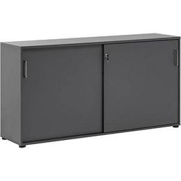 MÖBELPARTNER MÖBELPARTNER Schiebetürenschrank 1500, 701489 anthrazit 2 Fachböden 160,2 x 41,0 x 84,2 cm