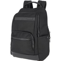 Travelite Rucksack Meet, 41 cm, erweiterbar, schwarz