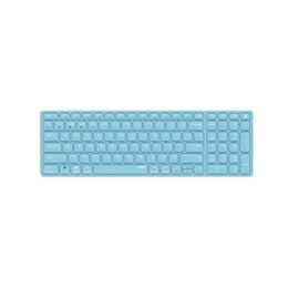 RAPOO E9700M kabellose Tastatur, Bluetooth, 2.4 GHz Wireless-Tastatur, blau