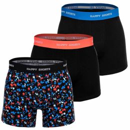 Happy Shorts Herren Boxershort Mehrfarbig