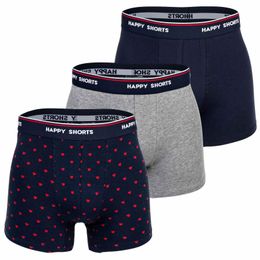 Happy Shorts Herren Boxershort Mehrfarbig