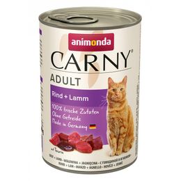 animonda Katzen Nassfutter Carny Adult Rind + Lamm 400 g