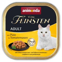 animonda Katzen Nassfutter Vom Feinsten Adult mit Pute in Tomatensauce 100 g