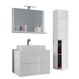 Vcm my bath Badmöbel-Set Lendas L 915207 weiß 94,0 x 46,0 x 150,0 cm