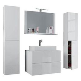 Vcm my bath Badmöbel-Set Lendas XL 915213 weiß 127,0 x 52,0 x 150,0 cm