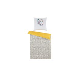 CS Schmal como Satin Bettw&auml;sche &brvbar; gelb &brvbar; Ma&szlig;e (cm): B: 135 &raquo; Sconto